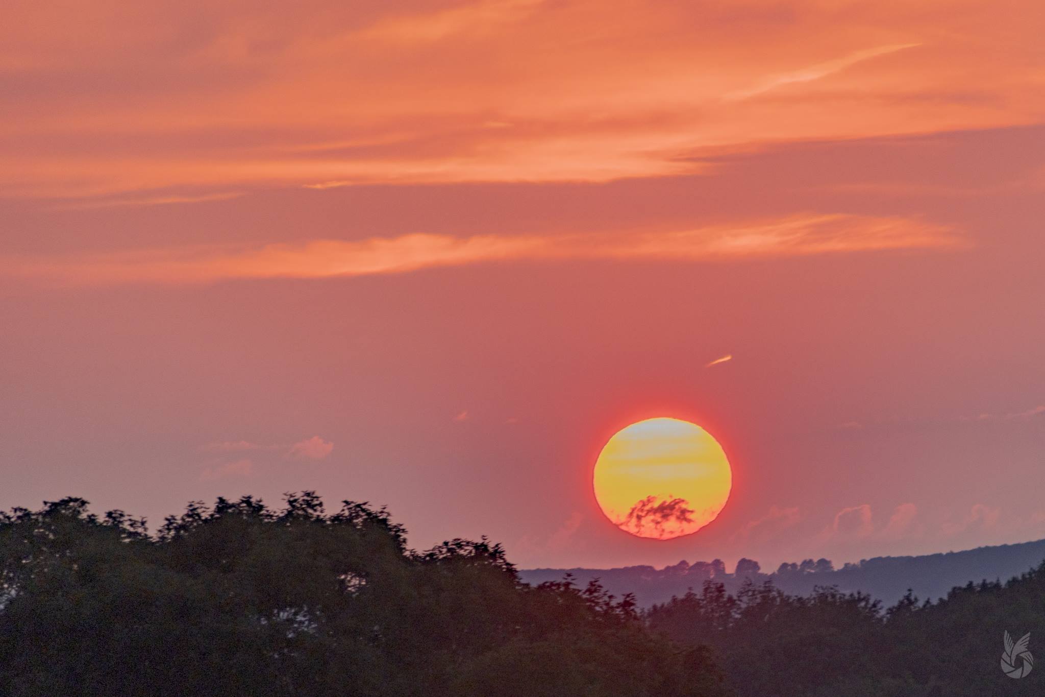 Friday Sunset in Early August - THE WELLSVILLE SUN