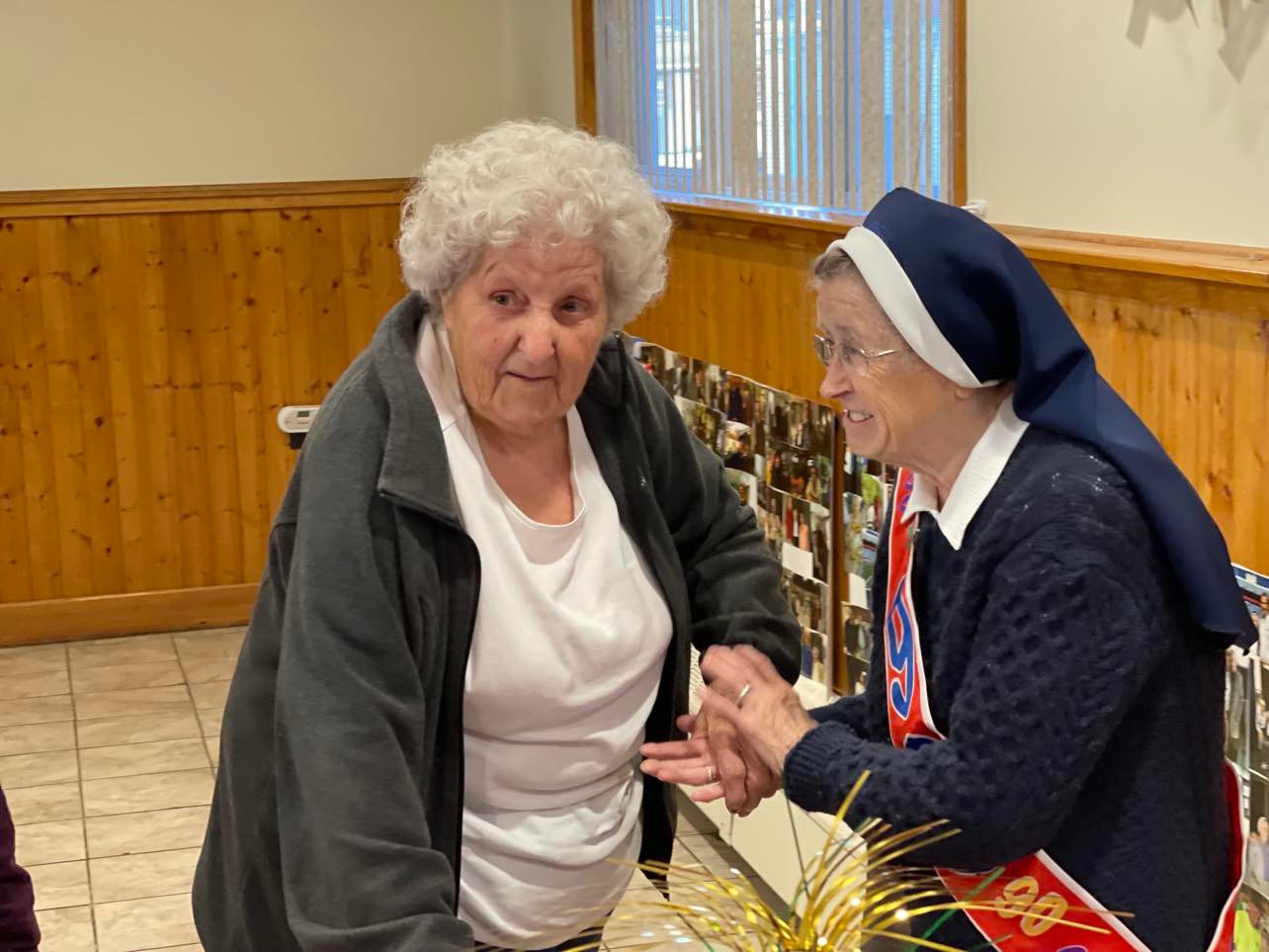 Sister Alice surprised by 90th birthday party | Video and photos - THE ...