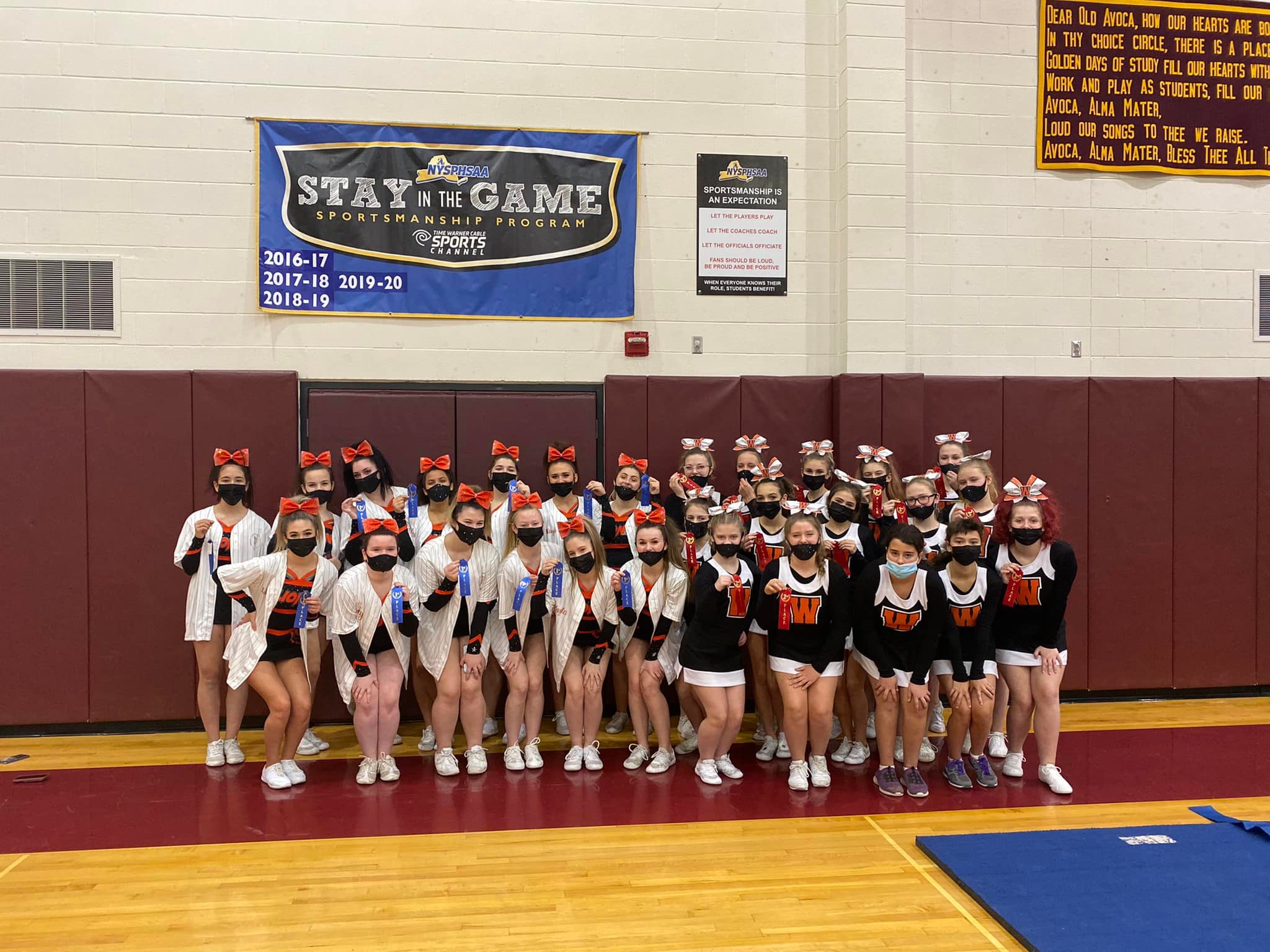 Wellsville cheerleaders take first place at Eye of Tiger competition ...