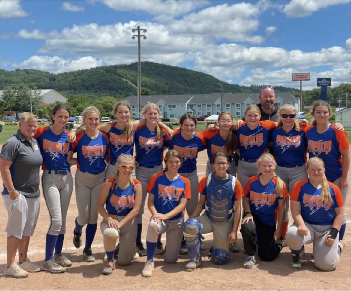 The Southern Tier Lightning 14u Softball Team Strikes at the Dawgs 14u ...
