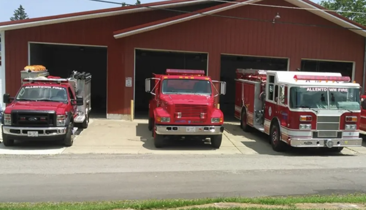 Fire at the Allentown Fire Department - THE WELLSVILLE SUN