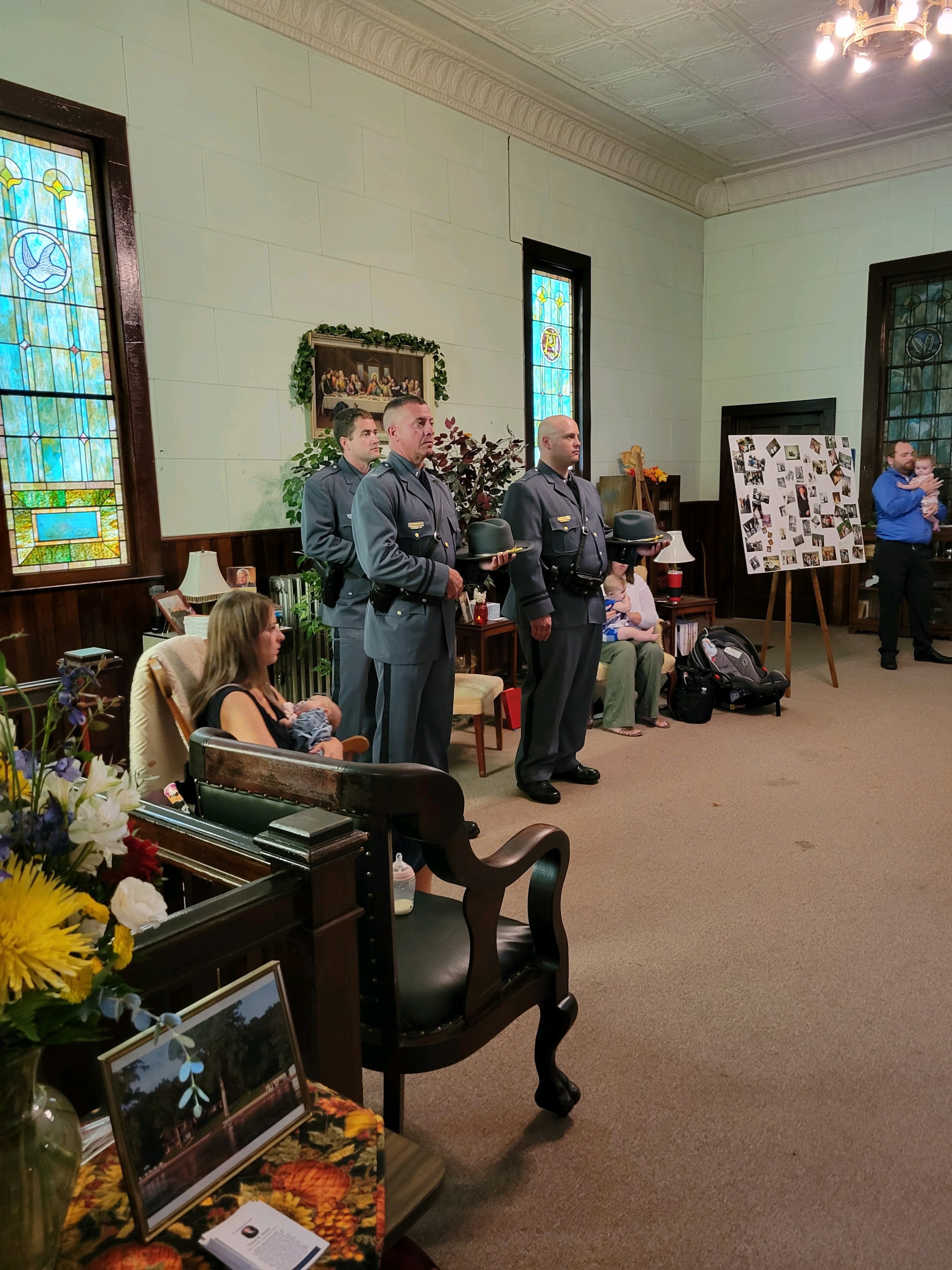 An emotional funeral service for Dan Howe, who served for over 50 years ...