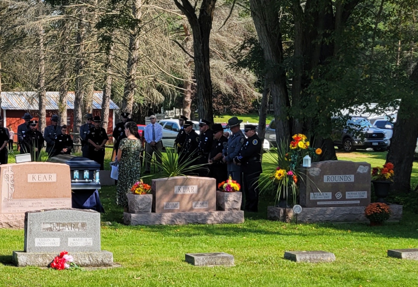 An emotional funeral service for Dan Howe, who served for over 50 years ...
