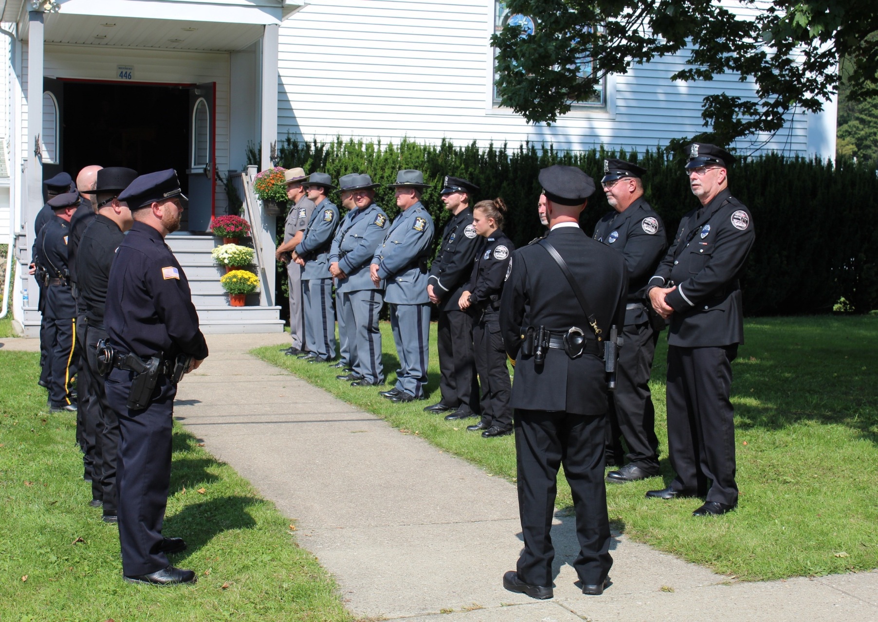 An emotional funeral service for Dan Howe, who served for over 50 years ...