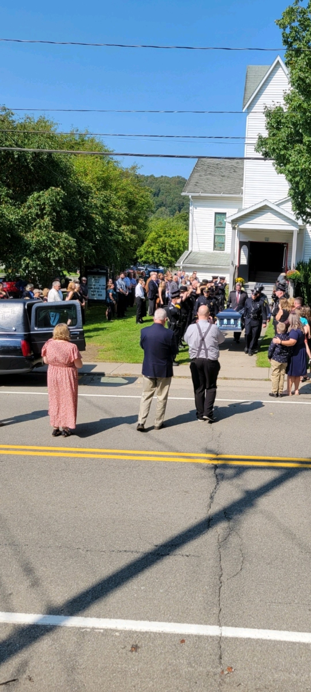 An emotional funeral service for Dan Howe, who served for over 50 years ...