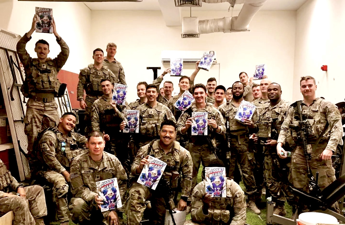 The giving impact of Josh Allen makes a soldier feel at home in in the ...
