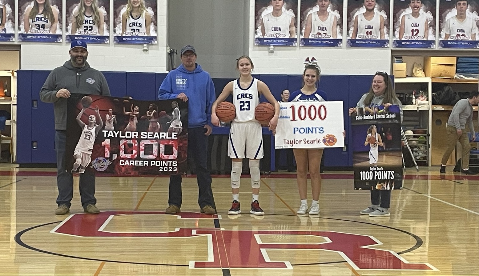 Cuba-Rushford's Taylor Searle scores 1,000th career point in exciting ...