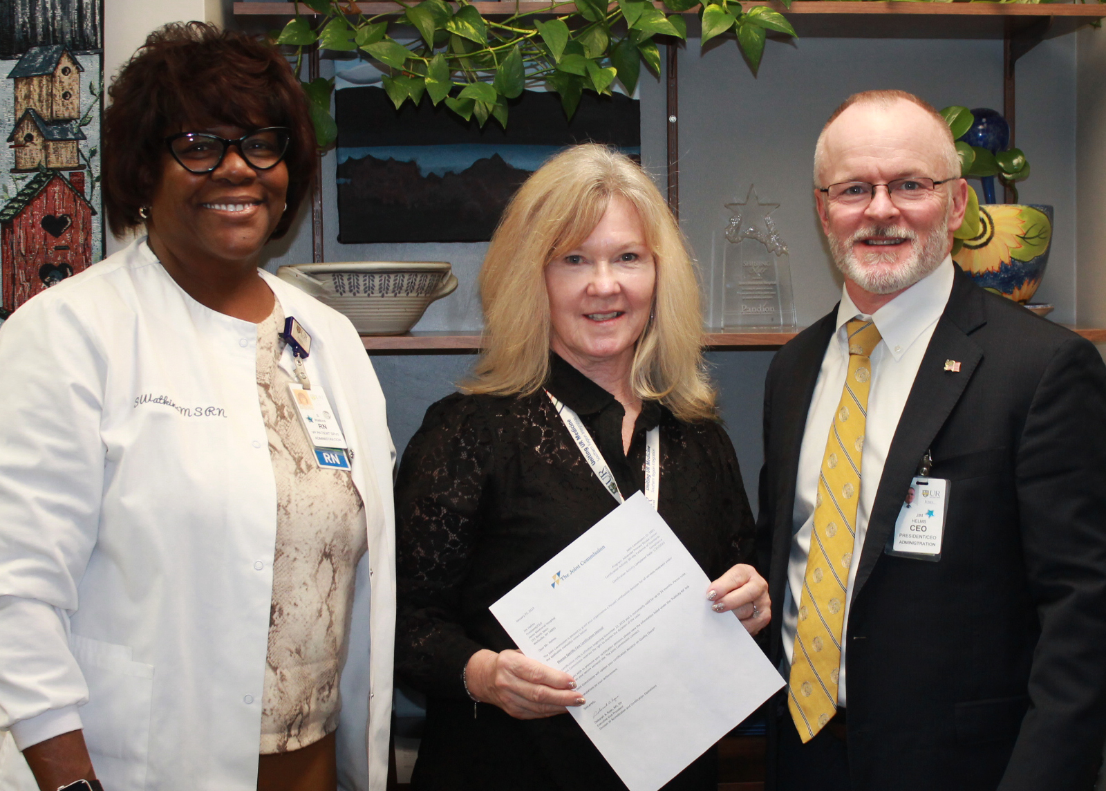 Jones Memorial Hospital awarded Primary Stroke Certification from The ...