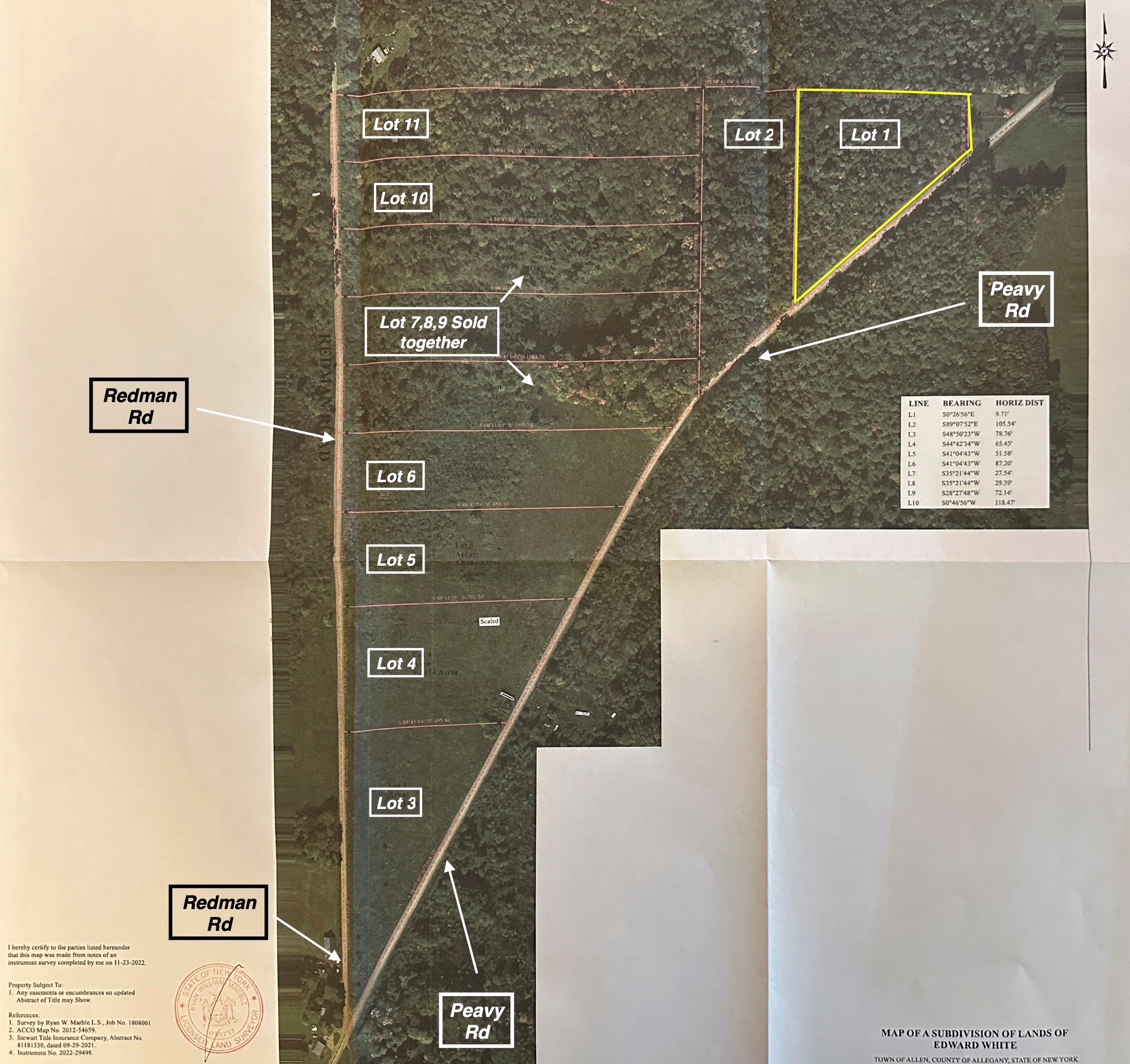 NY Landquest: Grab your five acres! Multiple lots for sale near Allen ...