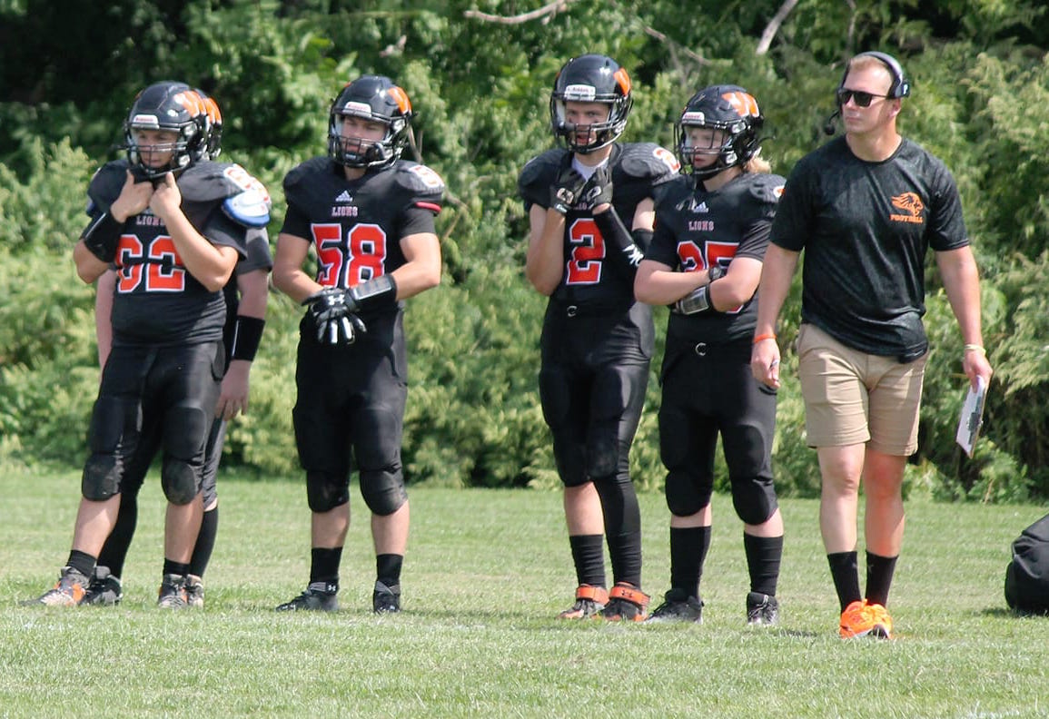 Keenan picks up first win as Wellsville football coach, 8-man Lions win ...