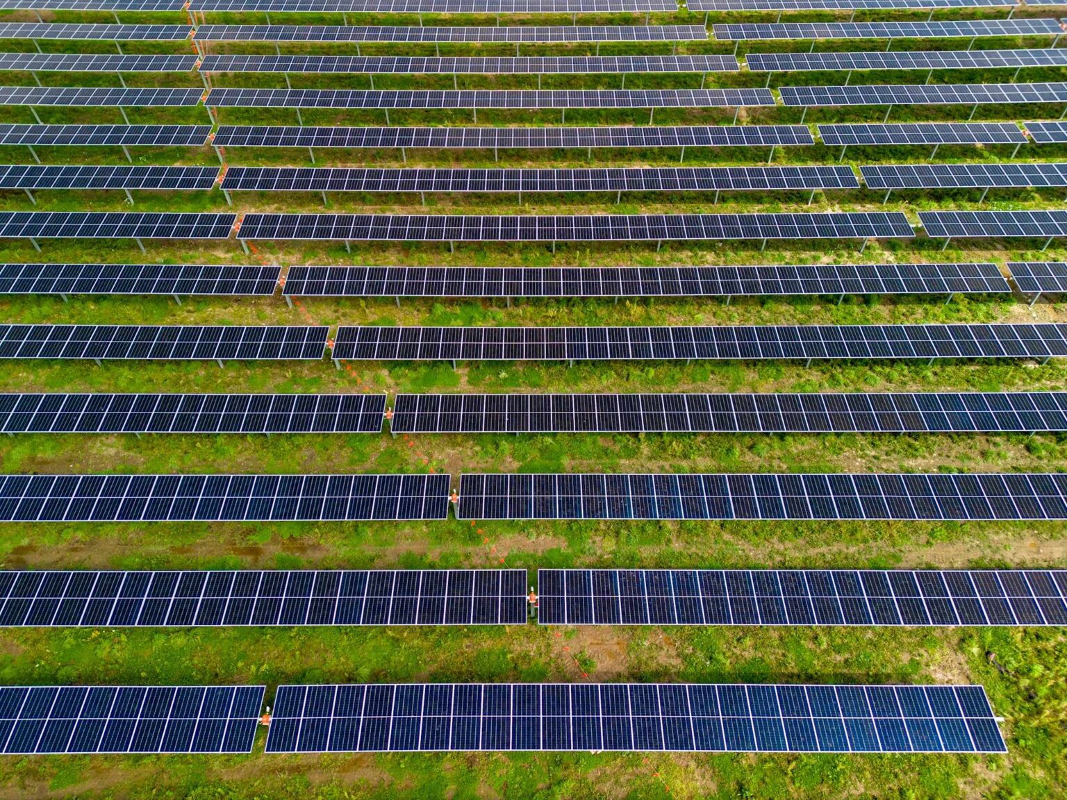 Drone shots: Andover's solar farm more than half finished - THE ...