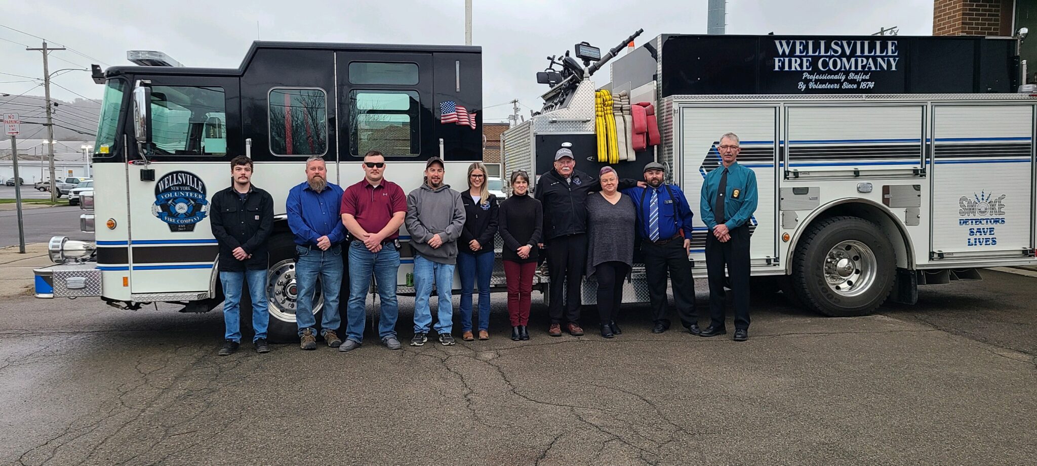 Wellsville Volunteer Fire Company elect new slate of officers, honor ...