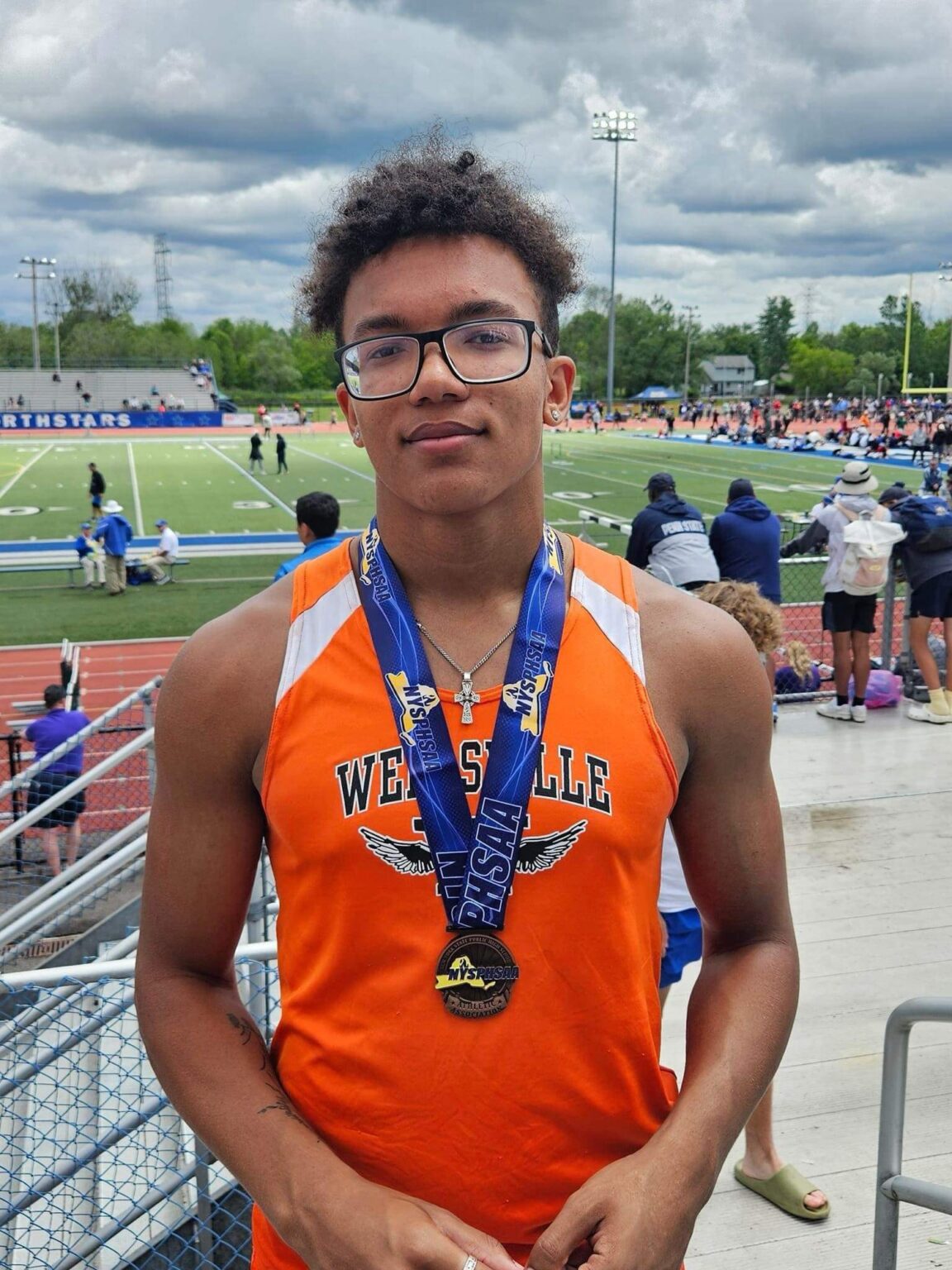 Kaylee Oswald wins second state title for Wellsville track and field ...