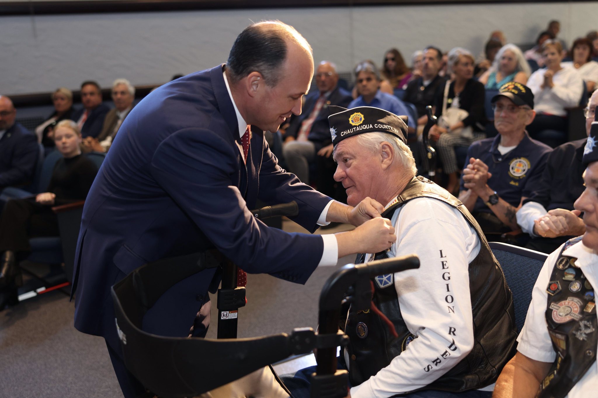 Congressman Langworthy Hosts 179 Vietnam Veterans for a Pinning ...