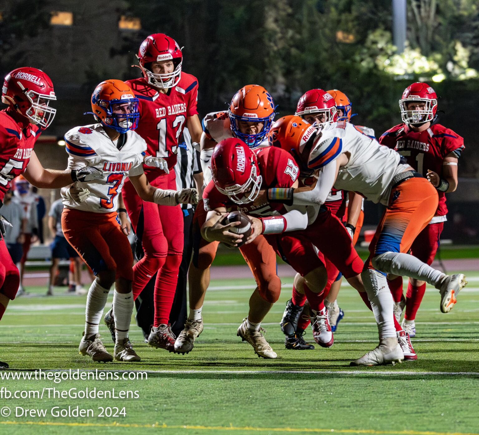 Hornell downs Livonia 37-14 behind three Gollnitz touchdowns; HHS Hall ...