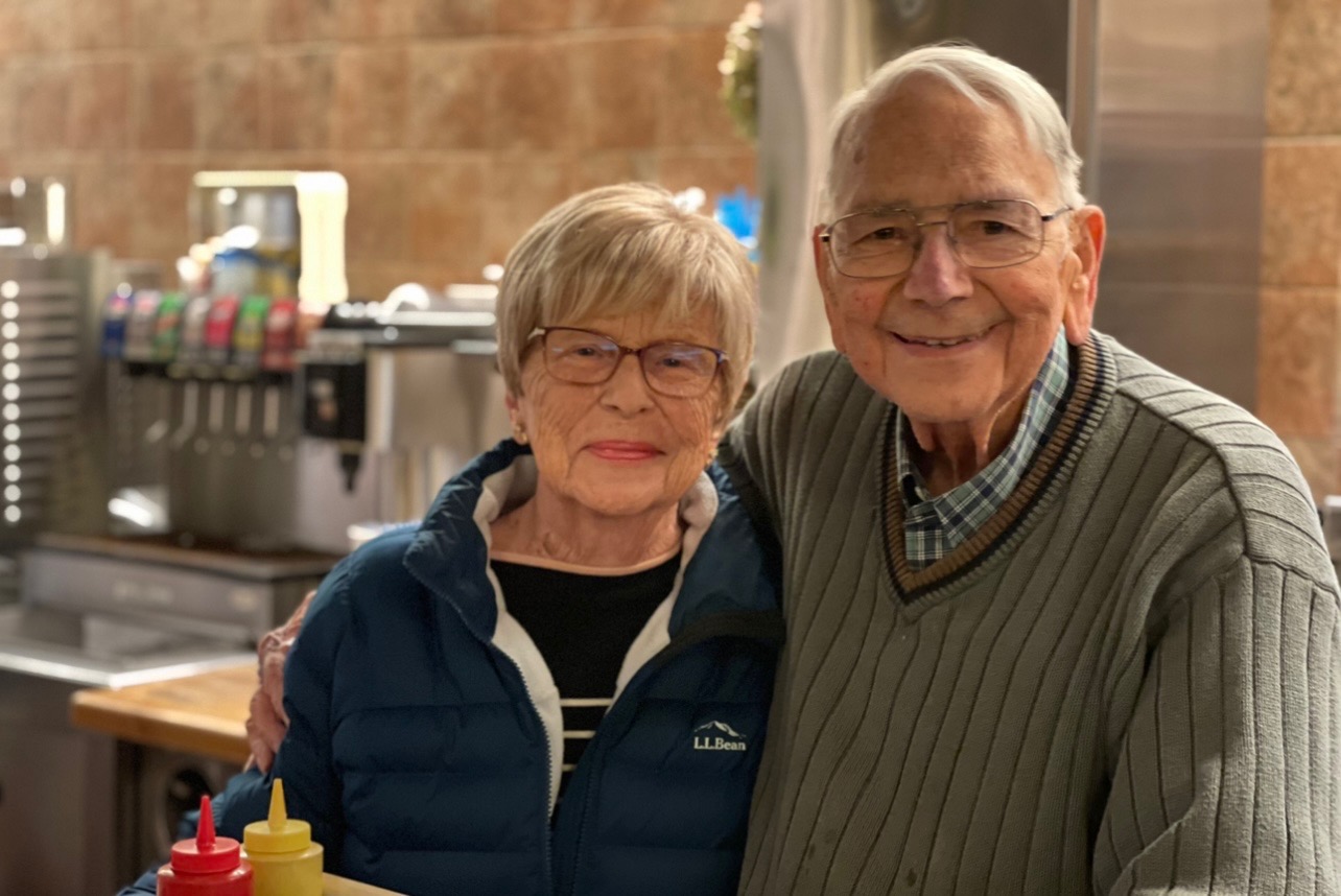 James and Demetra Raptis celebrating 68 years of marriage at the Texas ...
