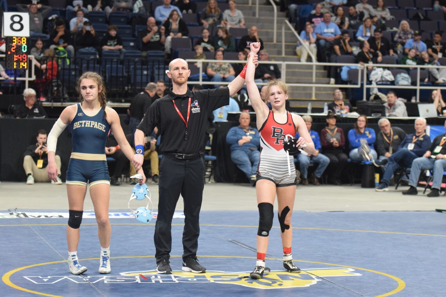 Teegan Sibble makes 'her' story with a pin to win first-ever New York ...