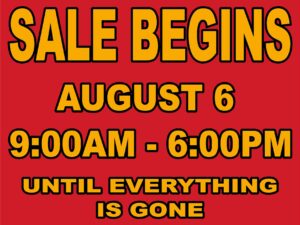 Dollar Saver sale set to start August 6 in Wellsville until "Everything ...