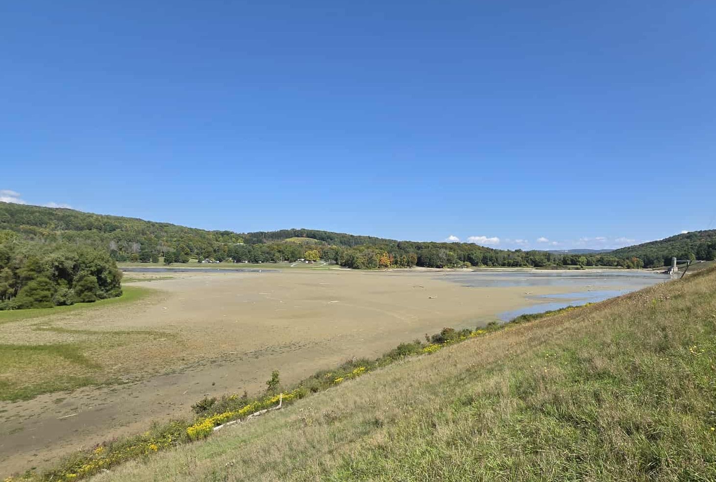 Almond Lake levels at historic lows - THE WELLSVILLE SUN