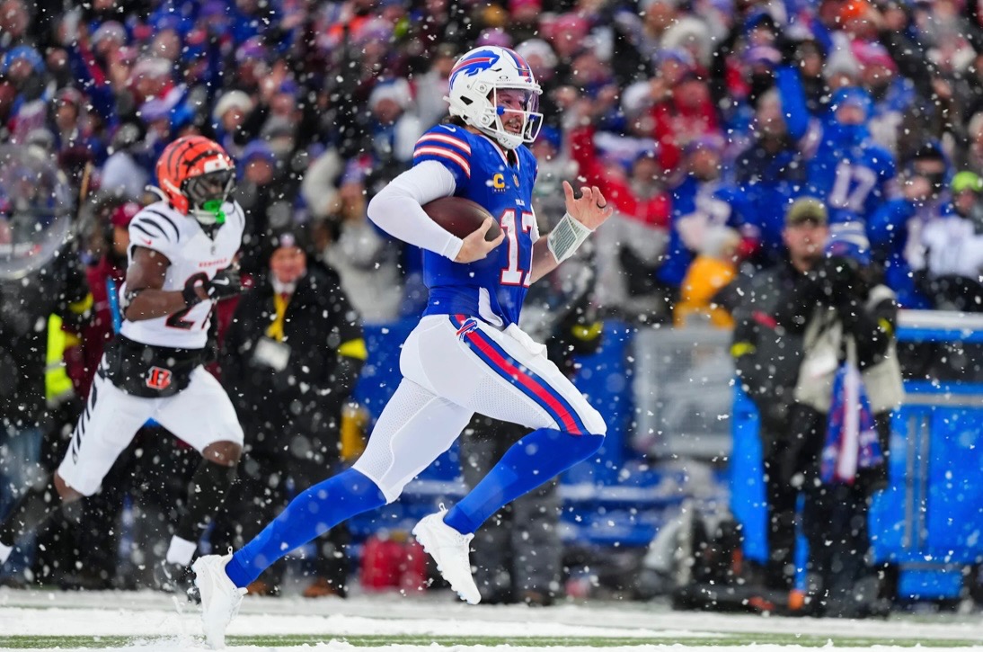 Josh Allen: 'It was a blitz, and they weren't expecting a run' as the ...