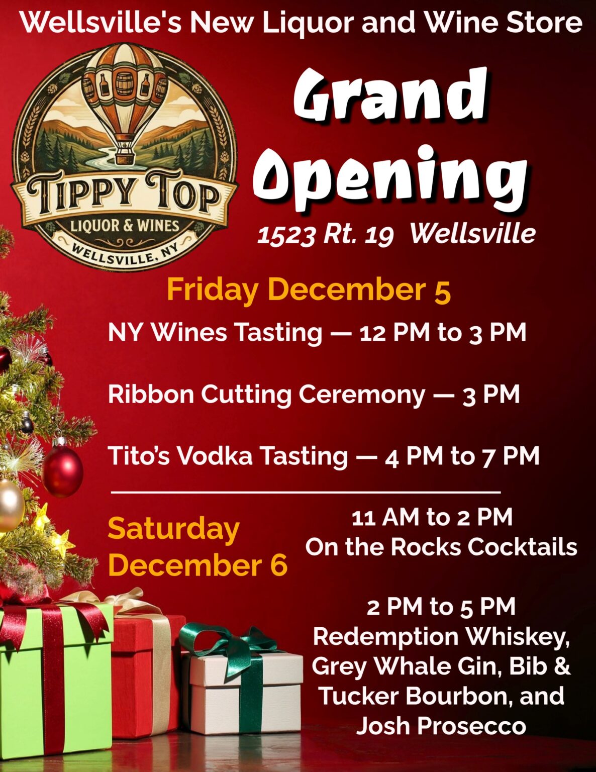 This Weekend: Grand Opening of Tippy Top Liquor and Wines - THE ...