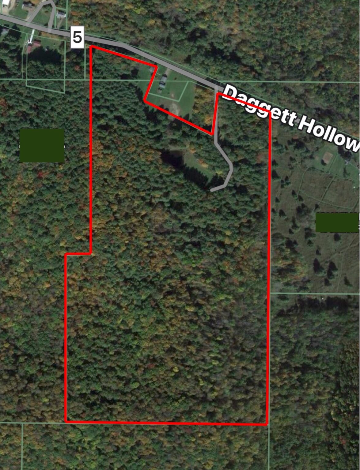 NY Land Quest For Sale: Allegany County camp and acreage with trail ...