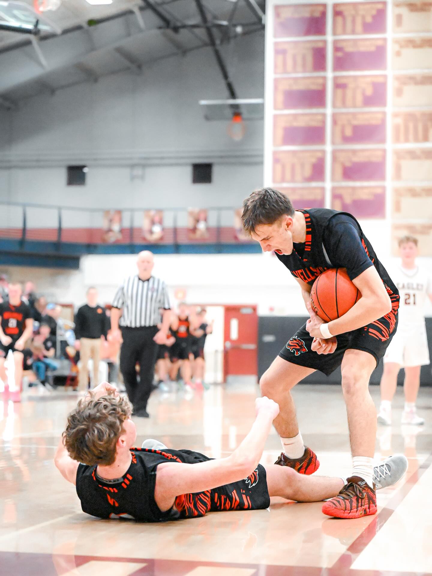 A rivalry continued with Wellsville-Mynderse; Lions Section V semi's; A ...