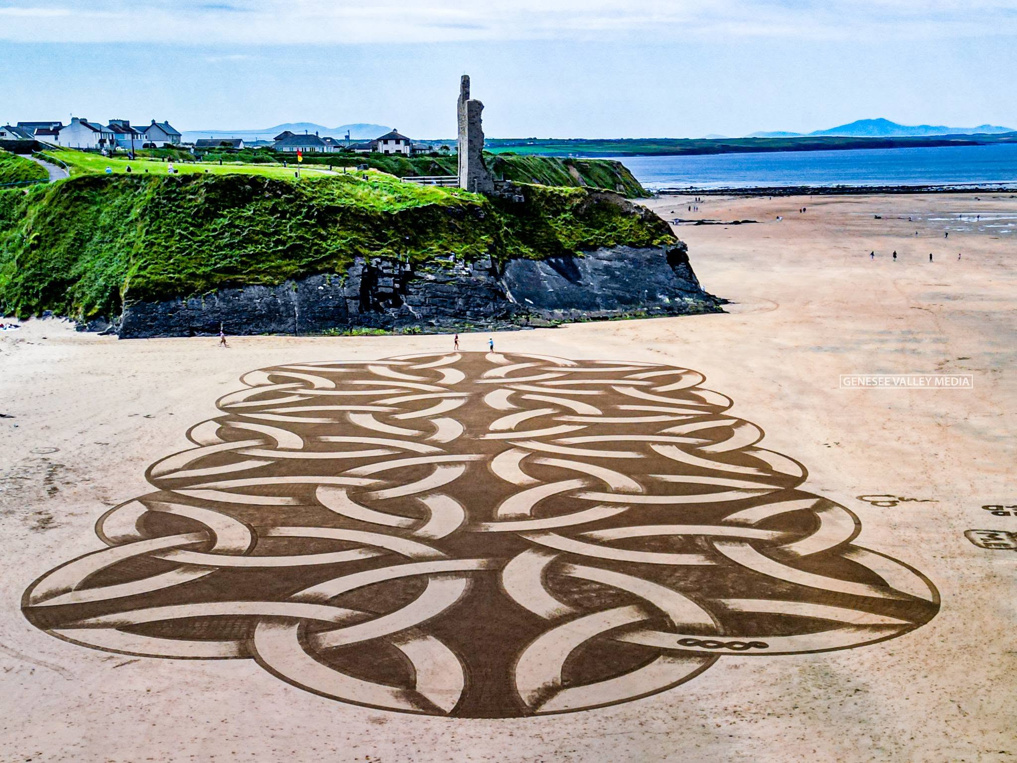 Local Artists help create world record setting beach artwork in Ireland ...